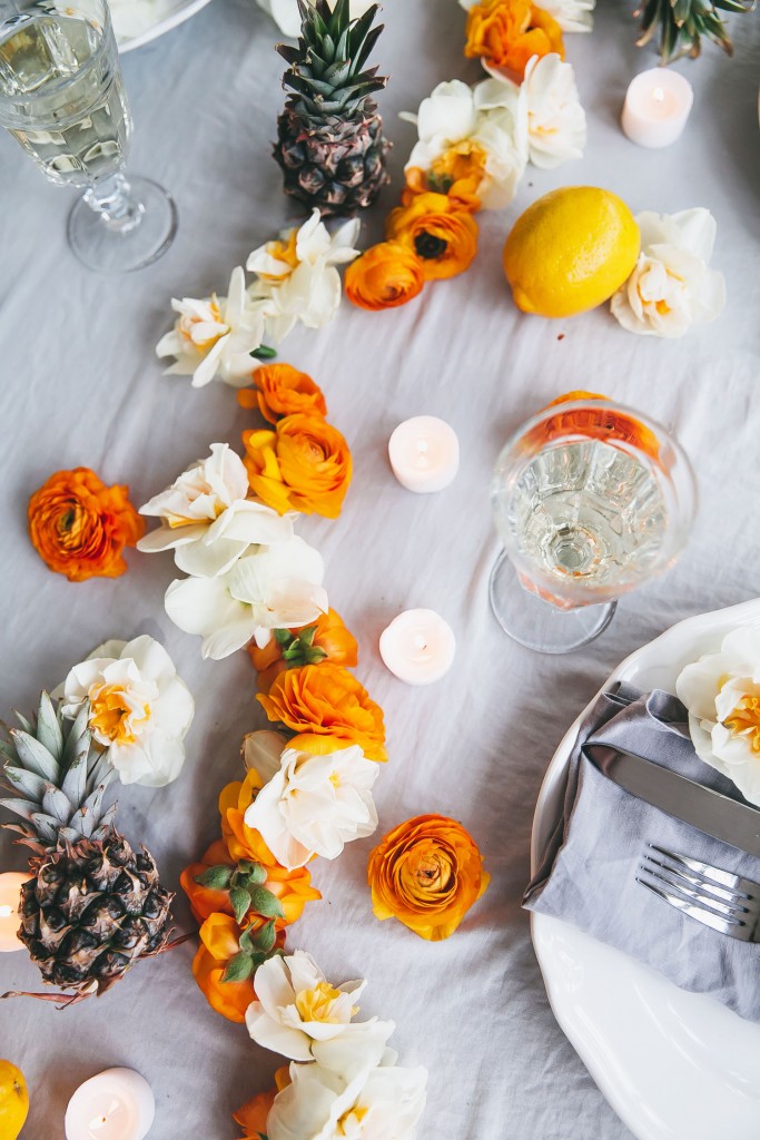 Diy Fresh Flower Garland Adorable Homeadorable Home